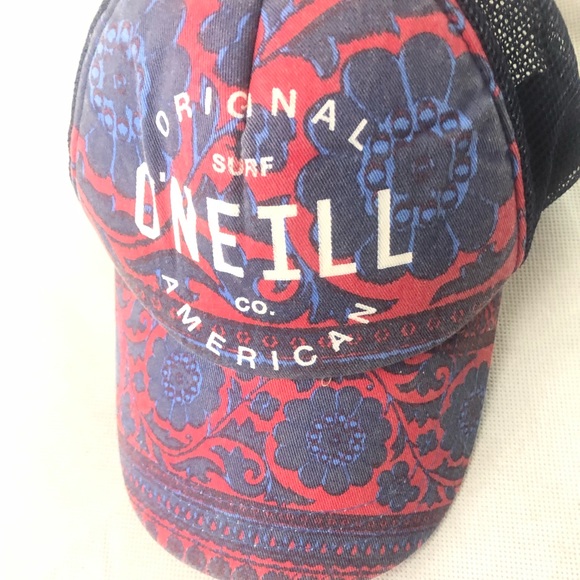 O'Neill | Accessories | Oneill Hat Cap Red Blue Snap Back | Poshmark